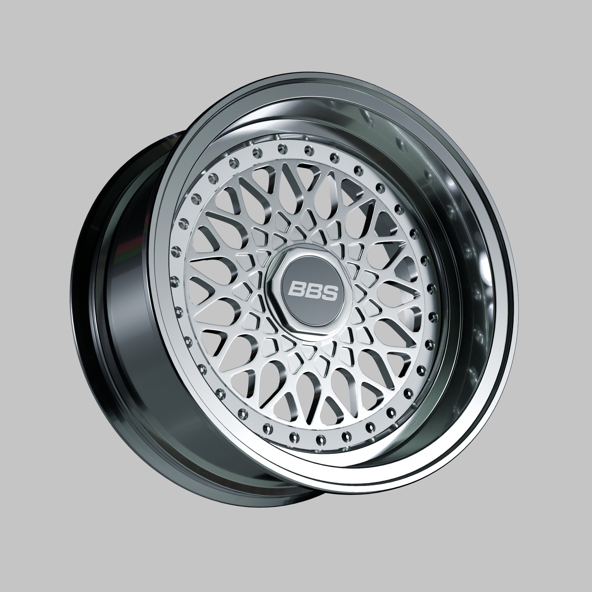 Bbs rs Chrome | Vehicle Parts models | BlenderKit
