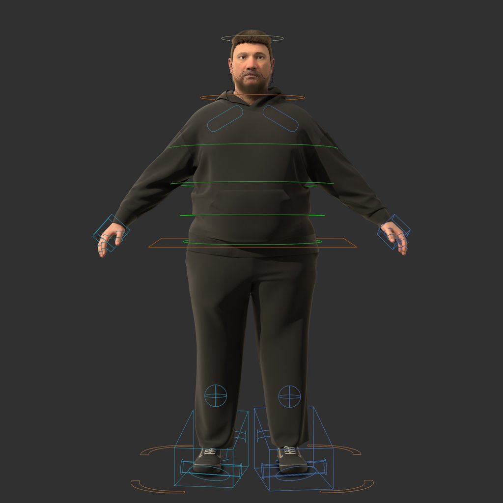BlenderKit | Download the Man model