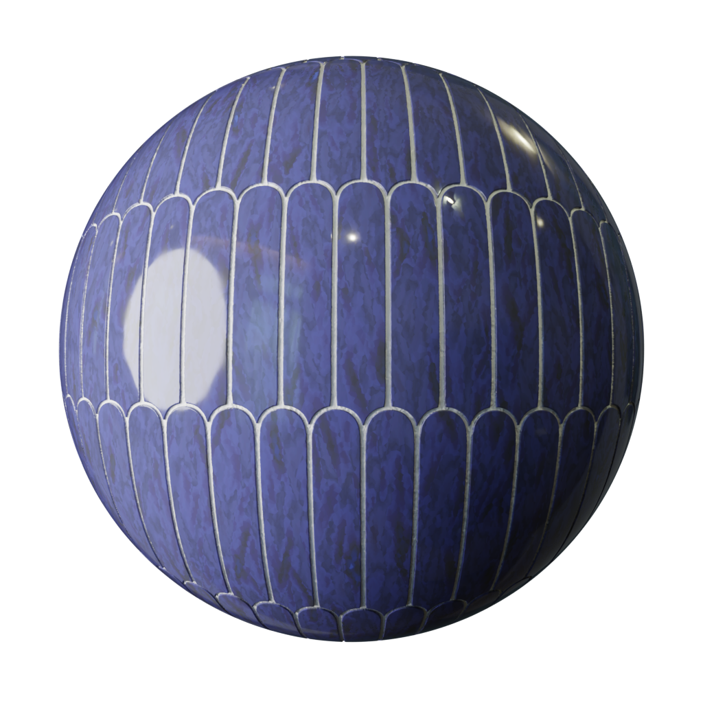 Dark blue vertically round stacked tiles | FREE tiles materials ...