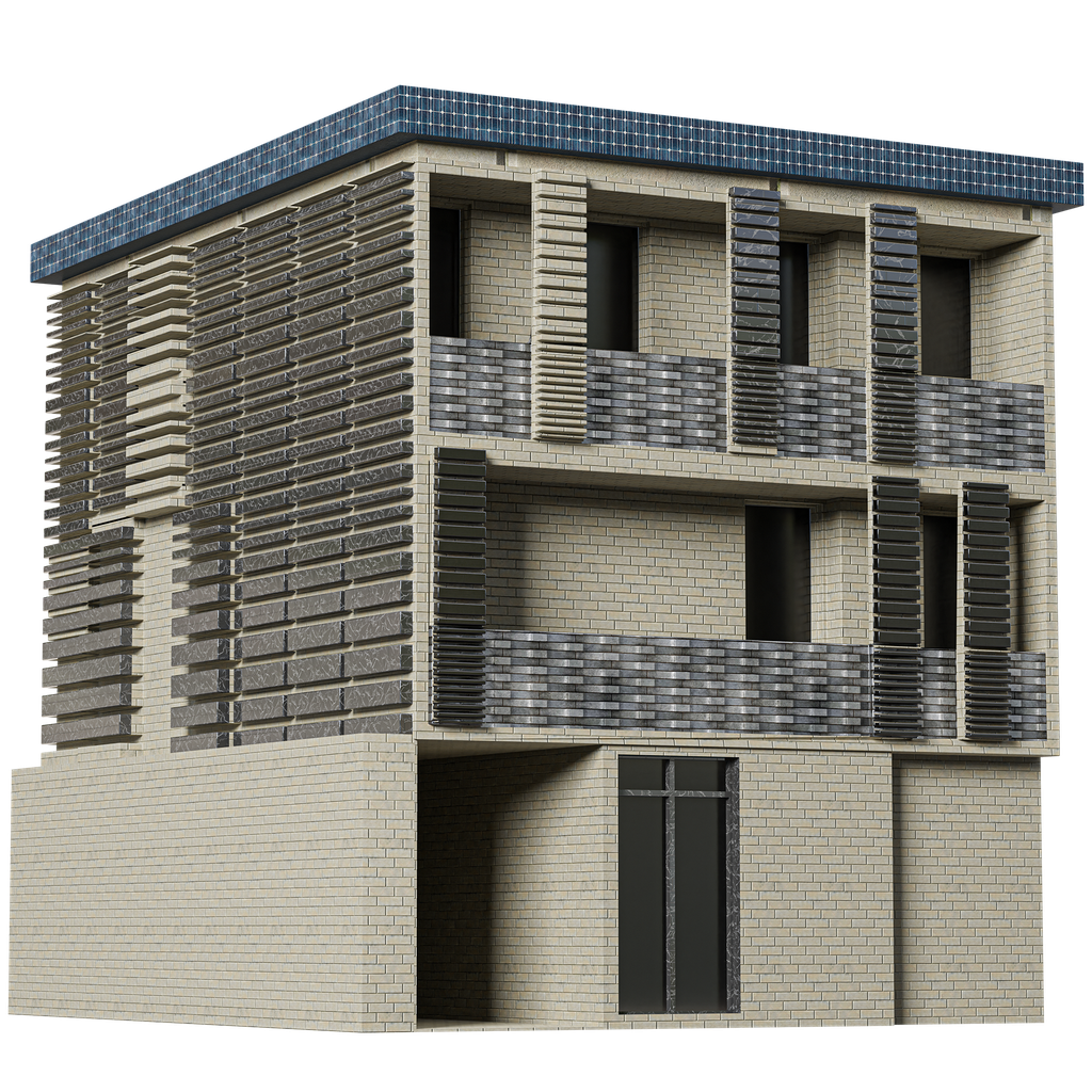 Building 01 | FREE Private Buildings models | BlenderKit