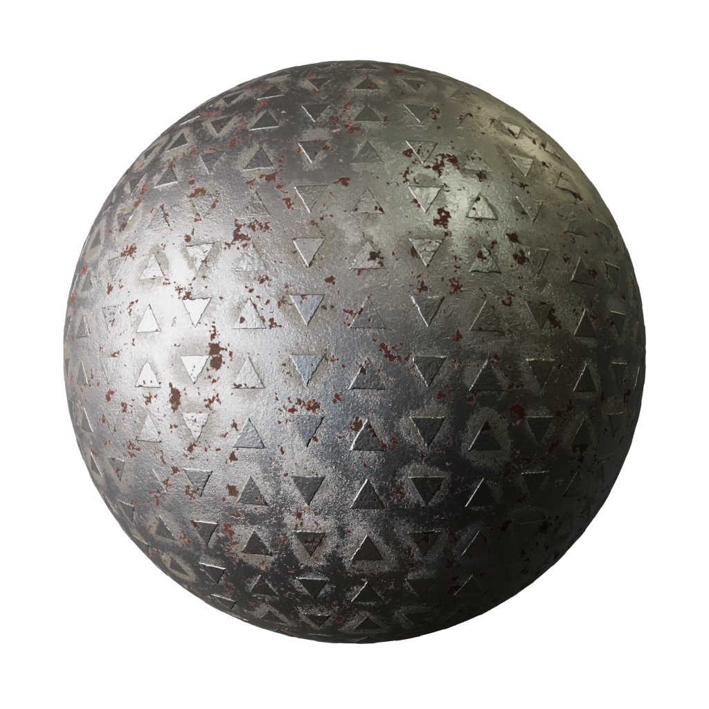 Silver minor Rusty manhole | FREE tiles materials | BlenderKit