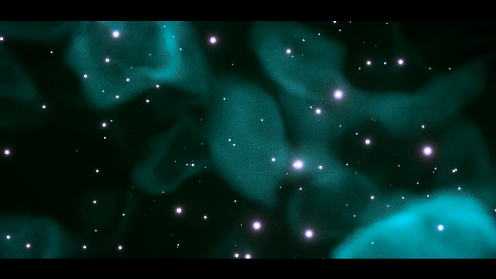Teal Nebula & Starfield Deep Space | Science scenes | BlenderKit