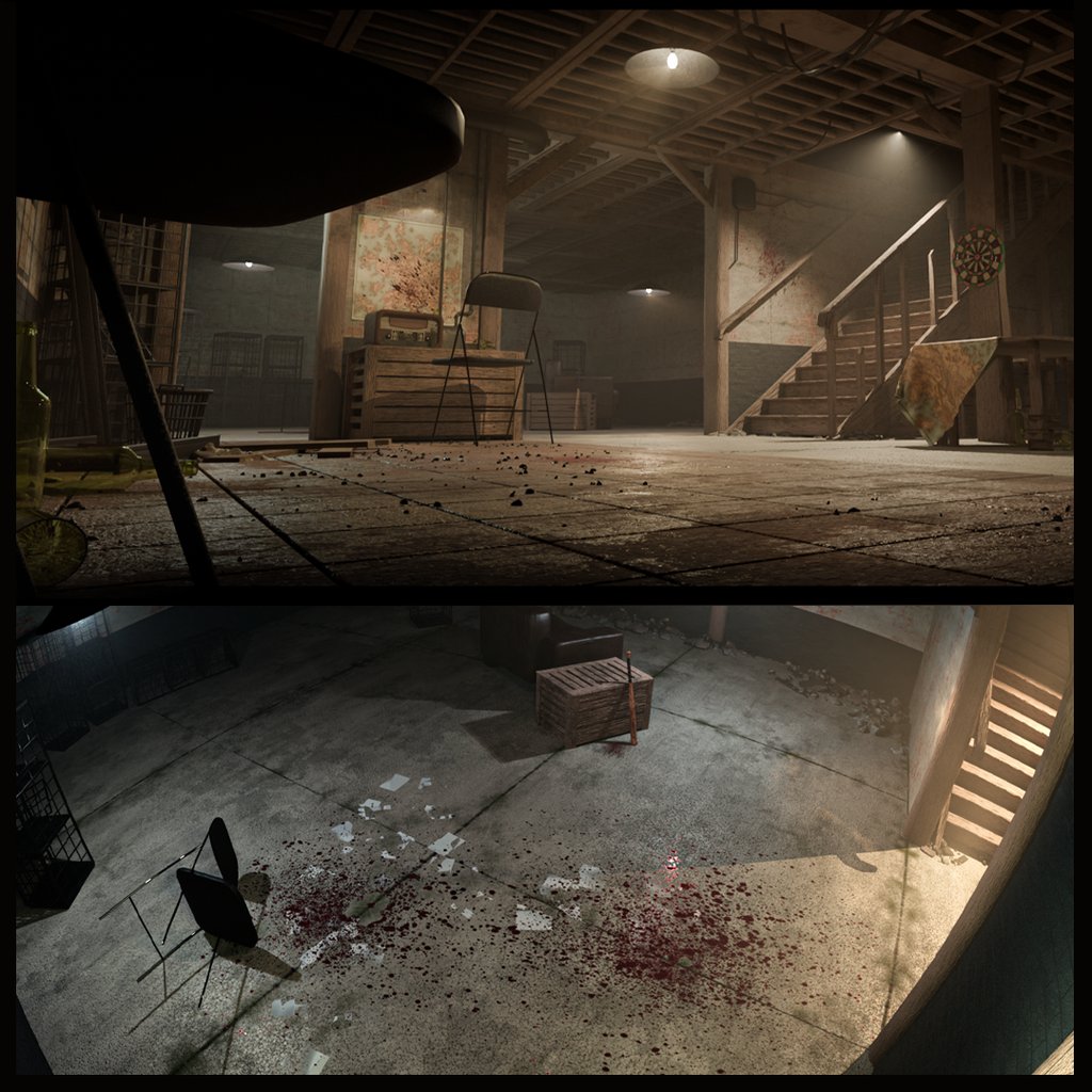 Basement | FREE Private scenes | BlenderKit