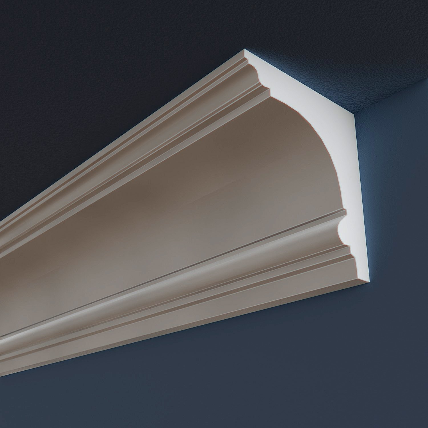Coving Cornice Moulding 4 | Molding / Carving models | BlenderKit