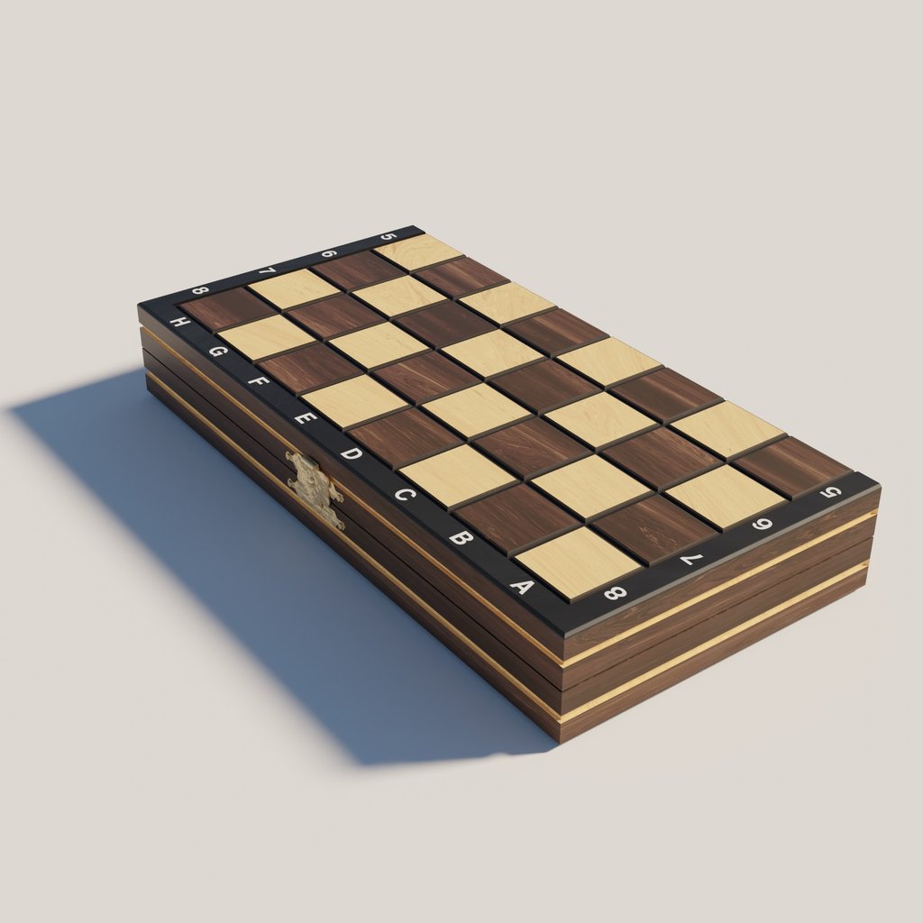 Chessboard | FREE Hobby Accessories models | BlenderKit
