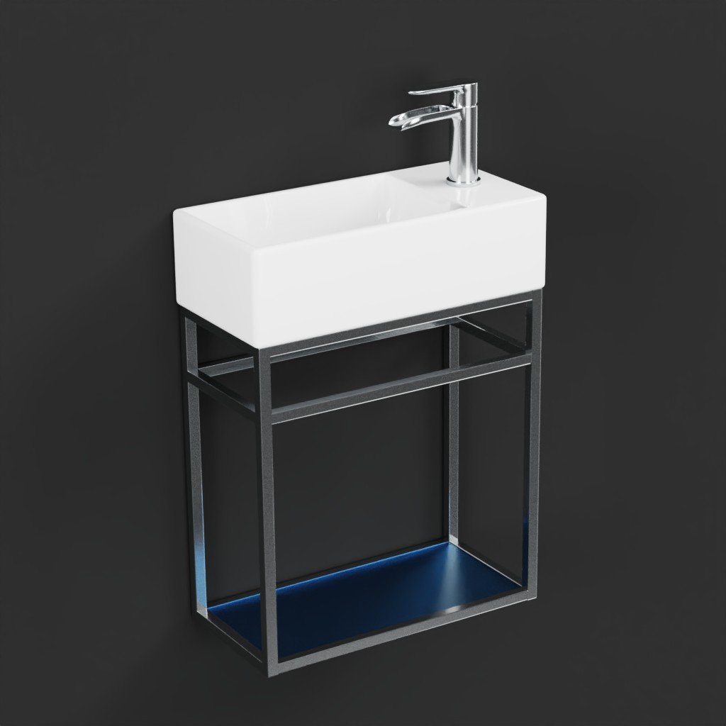 Wall-Hung Vanity | Bathroom Furniture models | BlenderKit