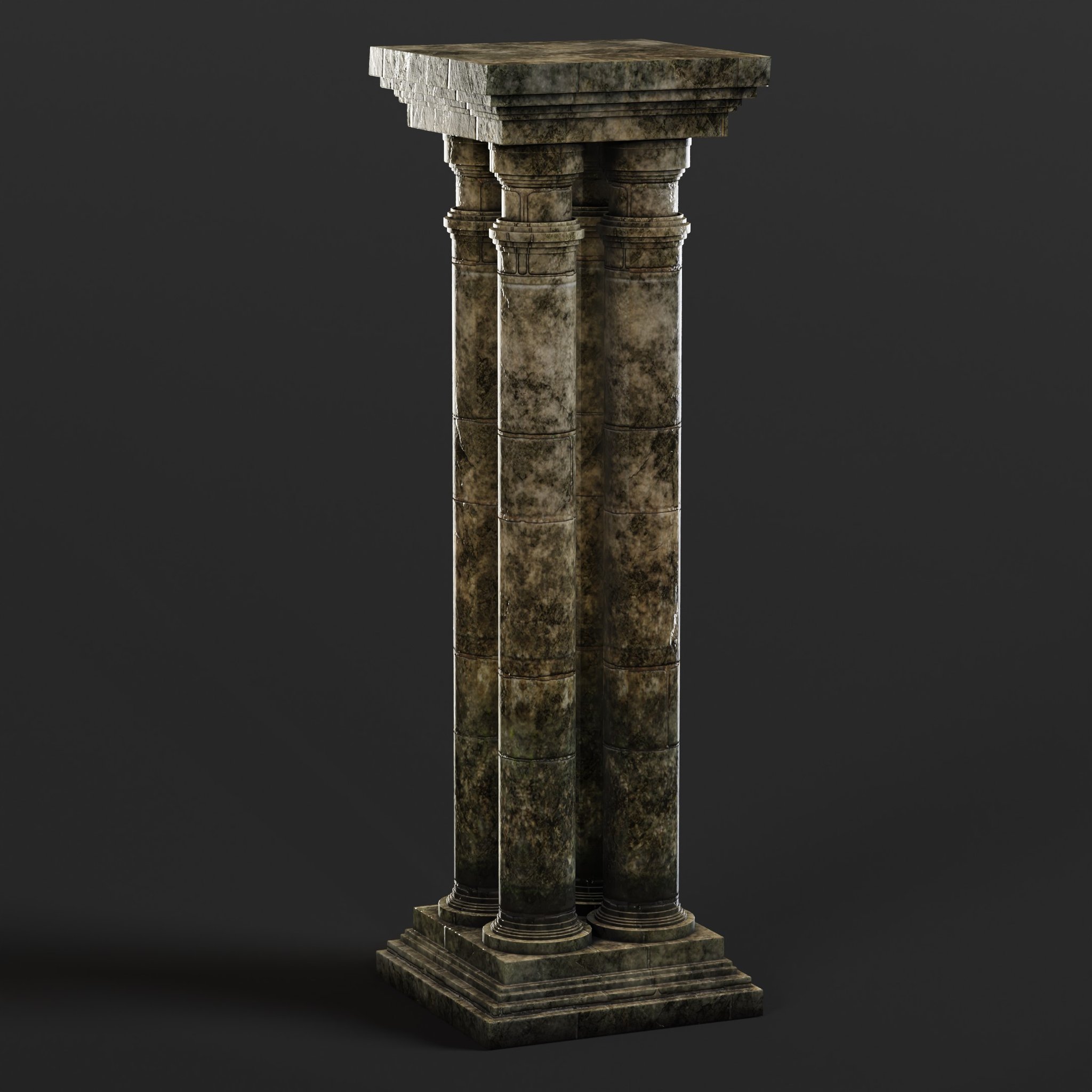 Old Grunge Pillar | Historic Buildings models | BlenderKit