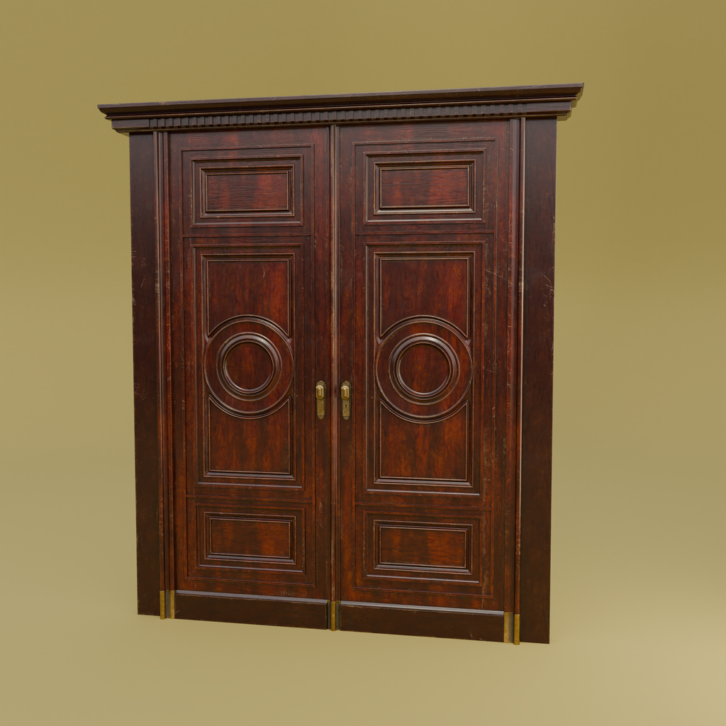 BlenderKit | Download the FREE Mansion Door model