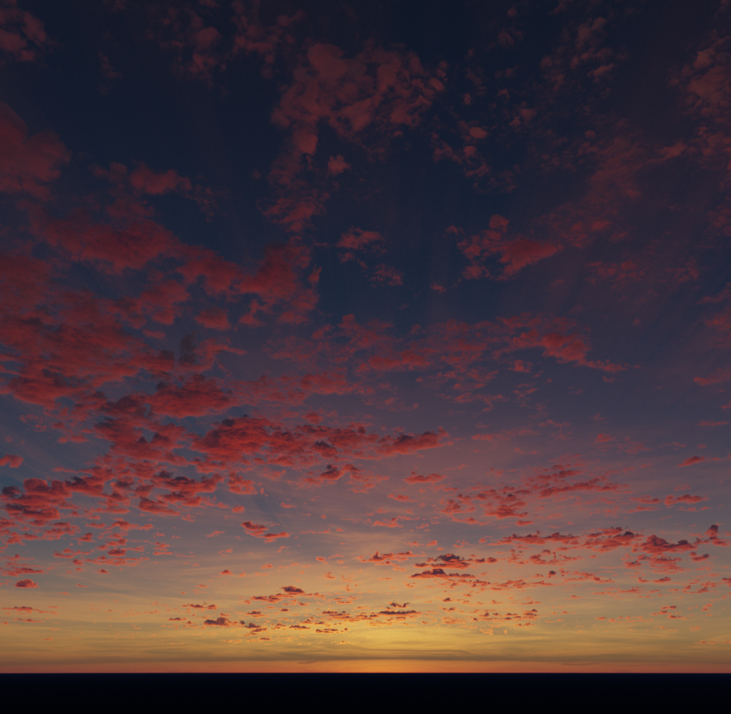 BlenderKit | Download the FREE Twilight Sunset Cloudy Sky hdr