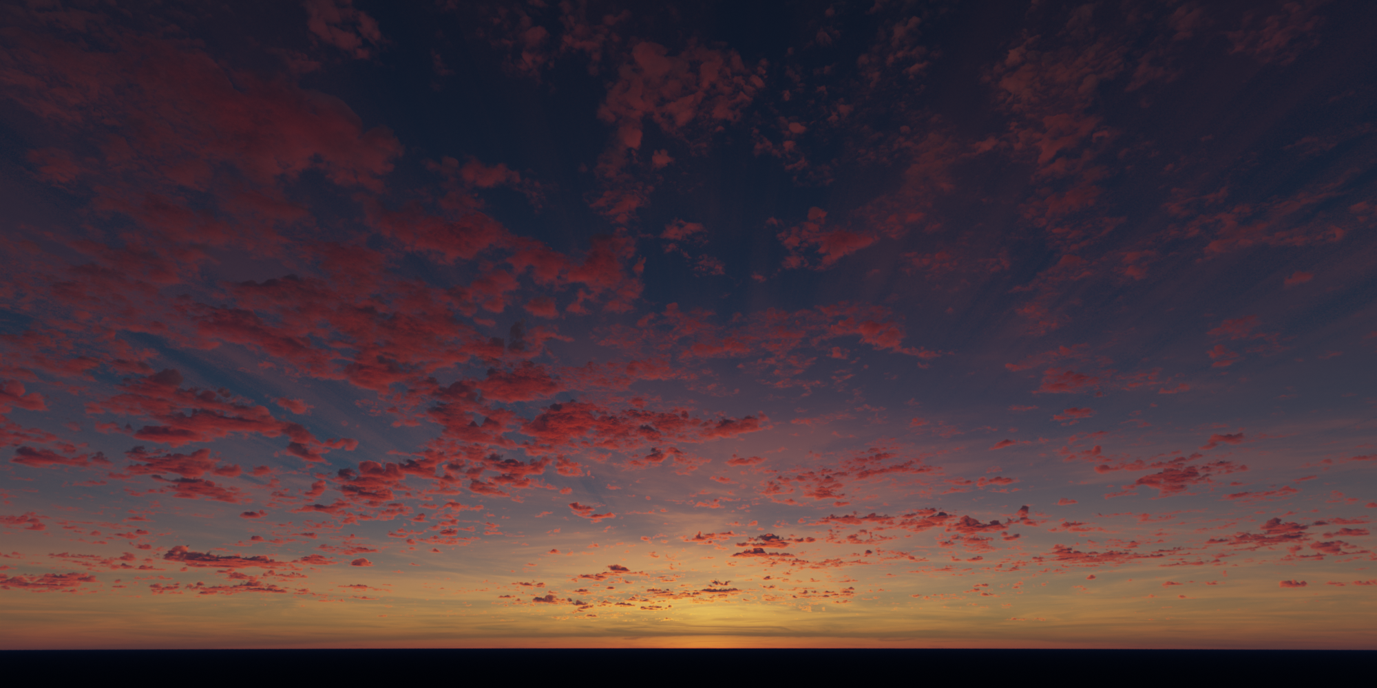Twilight Sunset Cloudy Sky | FREE Nature HDRis | BlenderKit