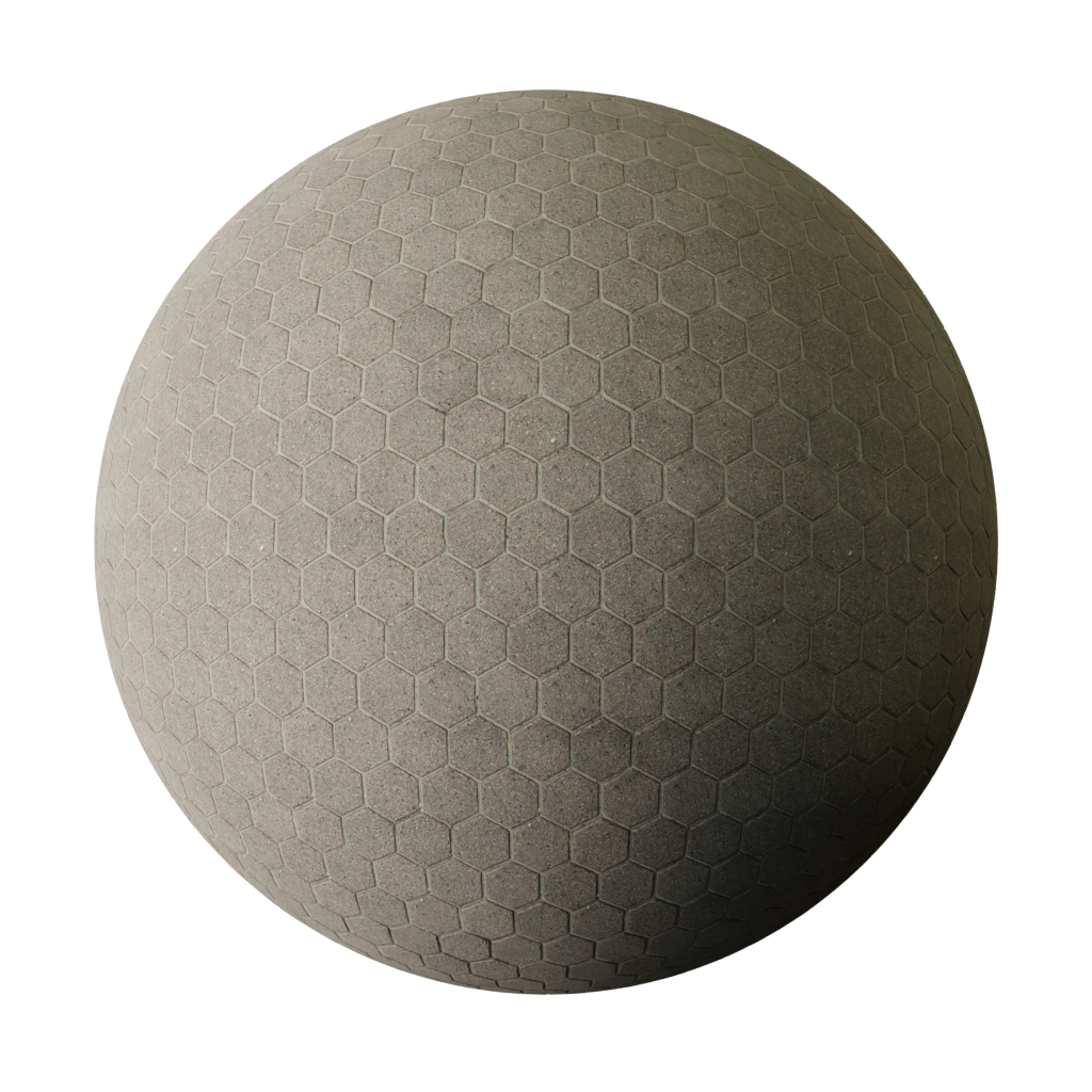 Hexa gonal Bricks paving | FREE paving materials | BlenderKit