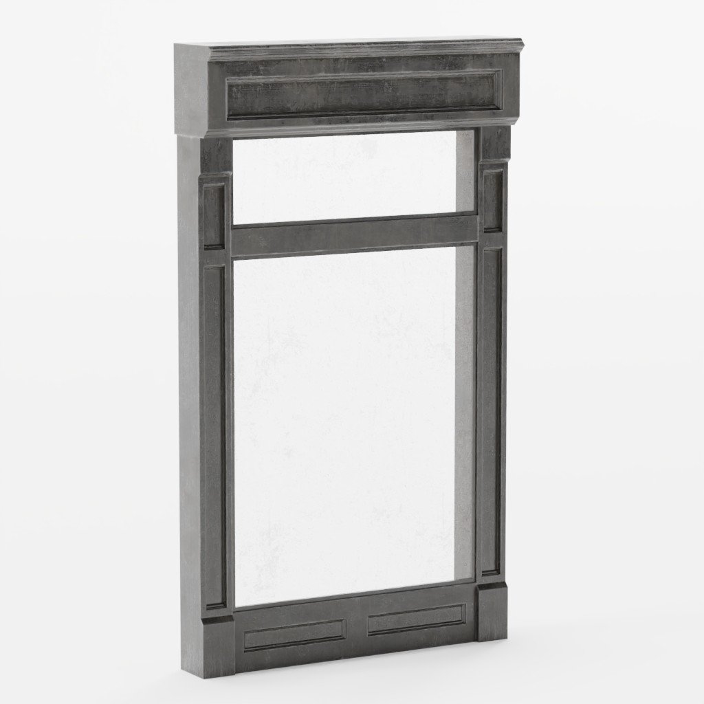 Storefront segment 2x3 | Commercial Buildings models | BlenderKit