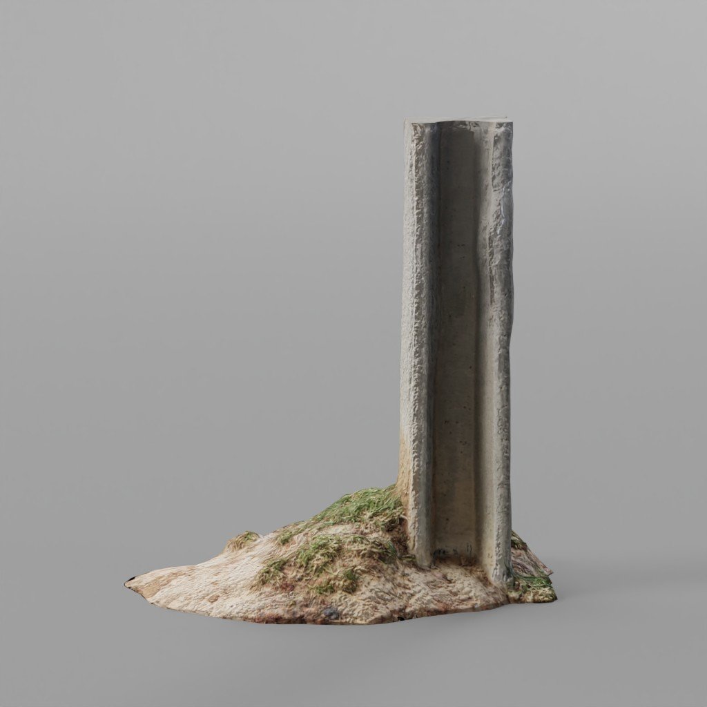 Concerete pillar | FREE Fences models | BlenderKit