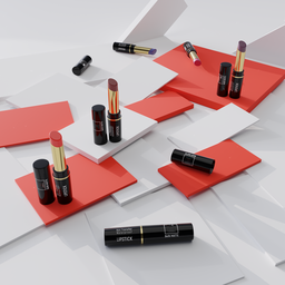 Lipstick lifestyle scene | Mockup scenes | BlenderKit