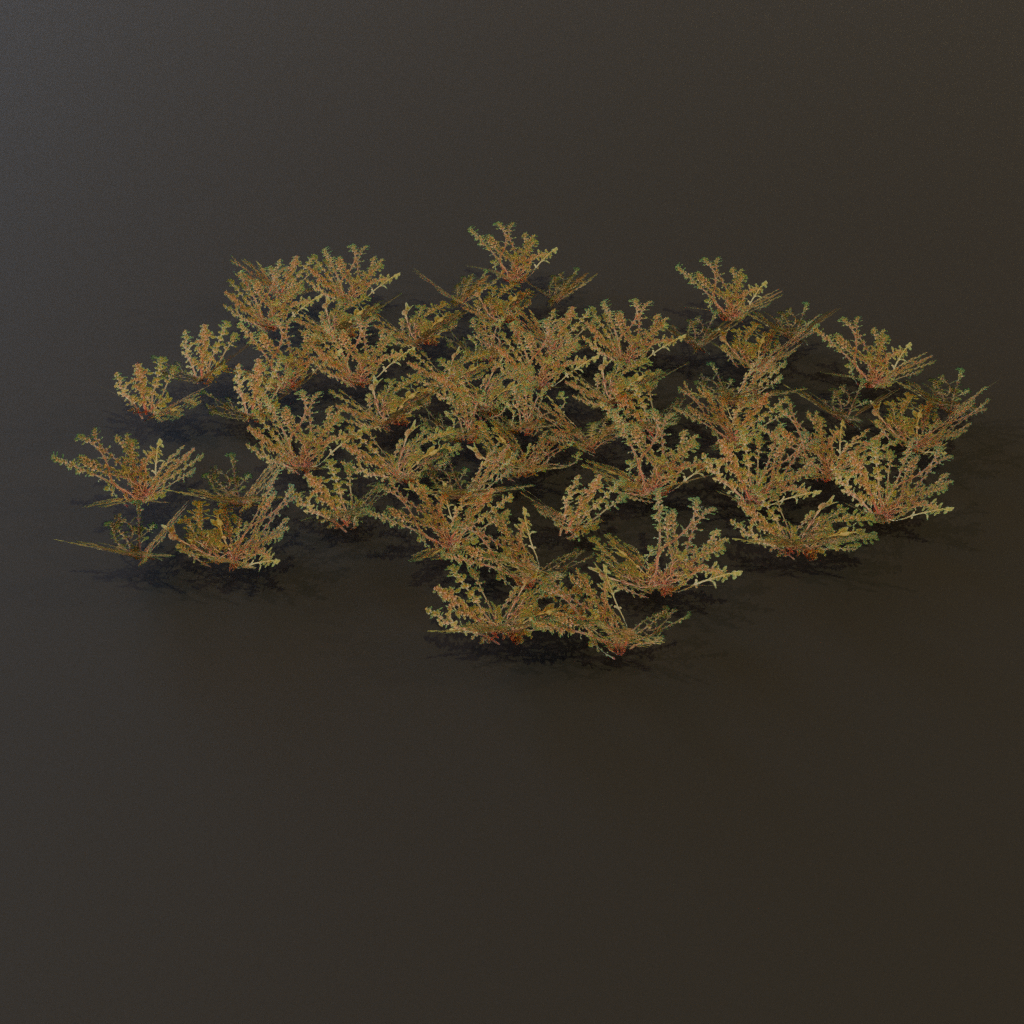 Ground Cover Grass Patch | Outdoor Plants models | BlenderKit