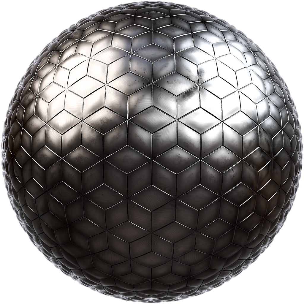 Metal triangles | FREE metal materials | BlenderKit