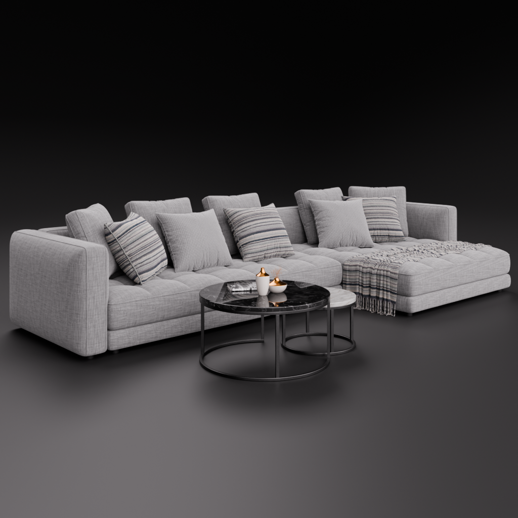 Sofa Doze Sectional | Sofas models | BlenderKit