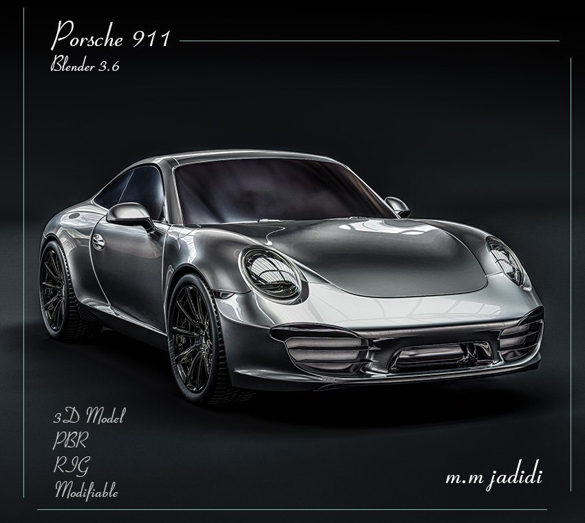Porsche 911 | Modern Cars models | BlenderKit