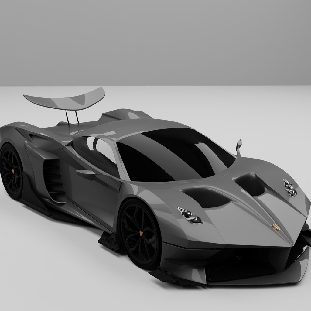 Ferrari 296 GTB PL | FREE Concept Cars models | BlenderKit