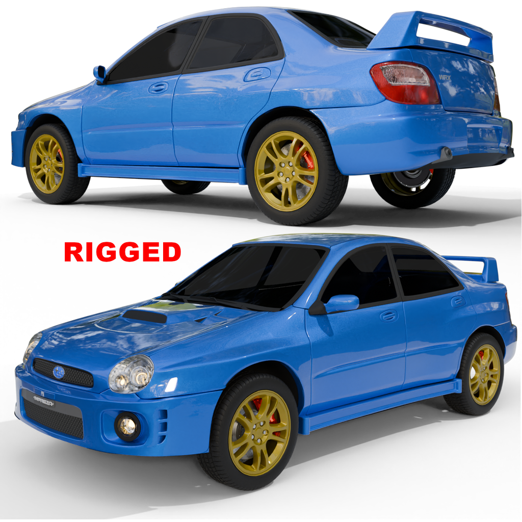 Subaru Impreza WRX | Race Cars models | BlenderKit