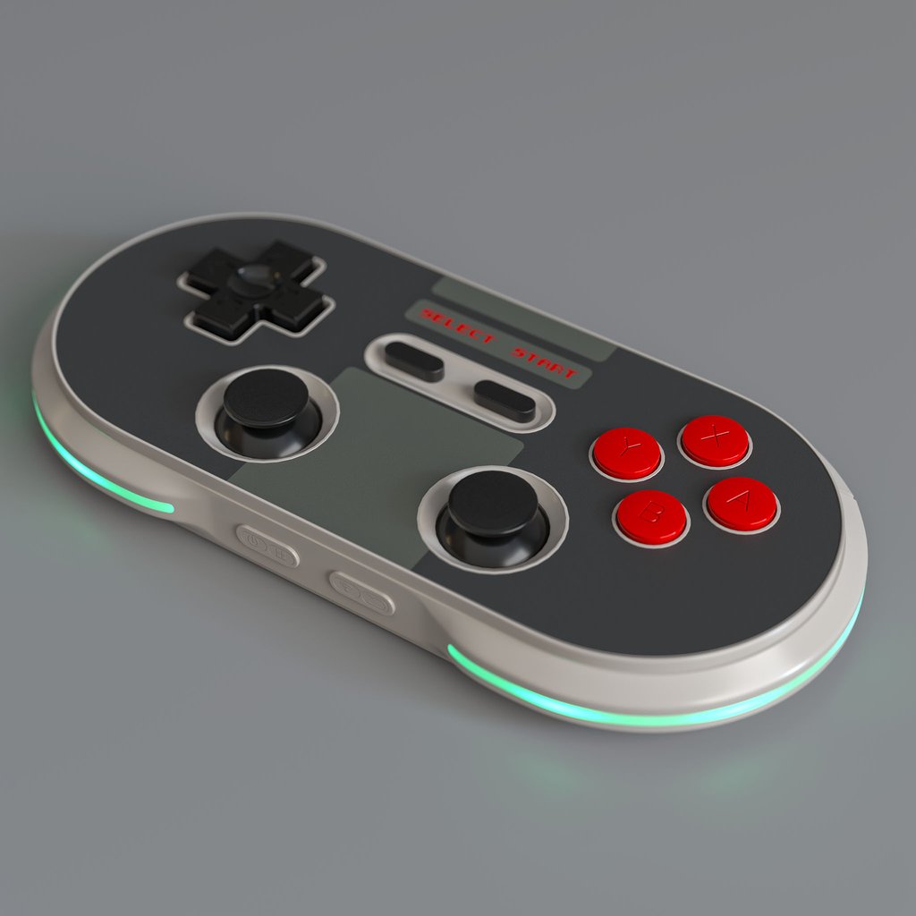 8bitdo N30 Pro Gamepad | FREE Electronic Devices models | BlenderKit