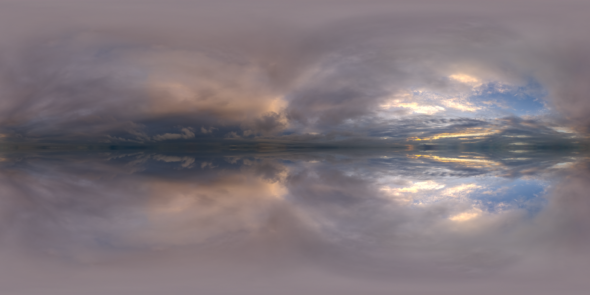 Infinite Sky HDR - Overcast Cloud Sunset | Nature HDRis | BlenderKit