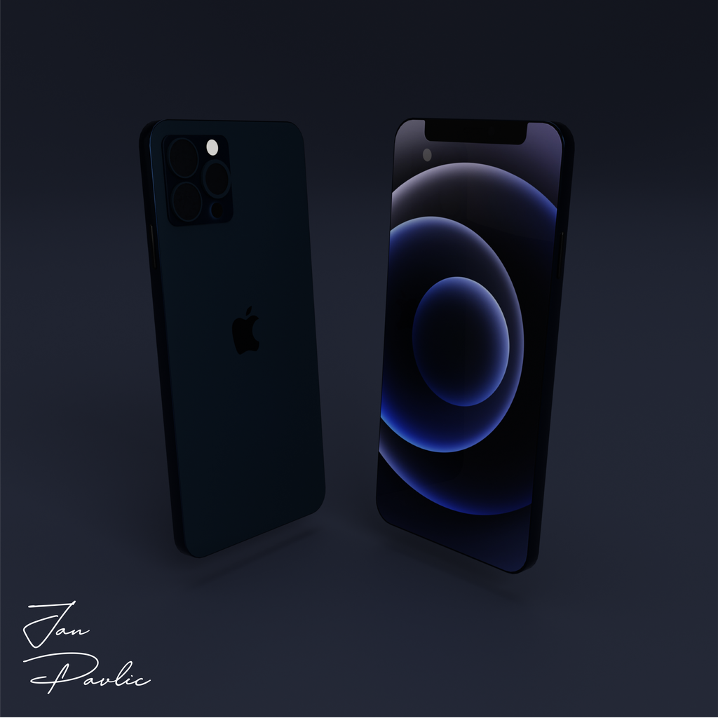 Iphone 11 Midnight Green | Smartphones models | BlenderKit