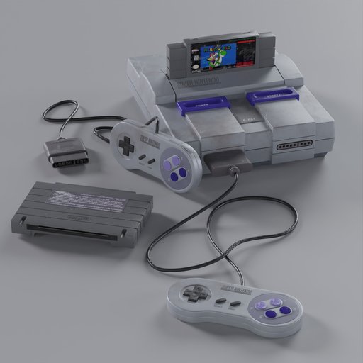 Super Nintendo | Game Consoles models | BlenderKit