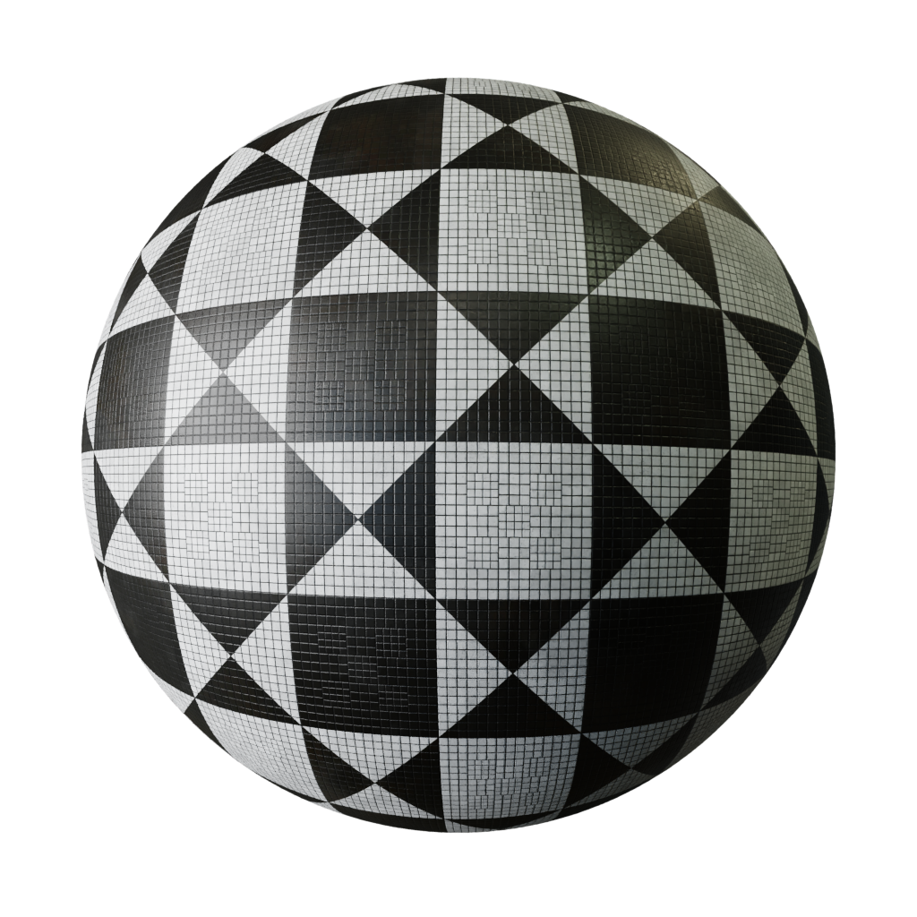 Classic ckecker Tiles | FREE tiles materials | BlenderKit