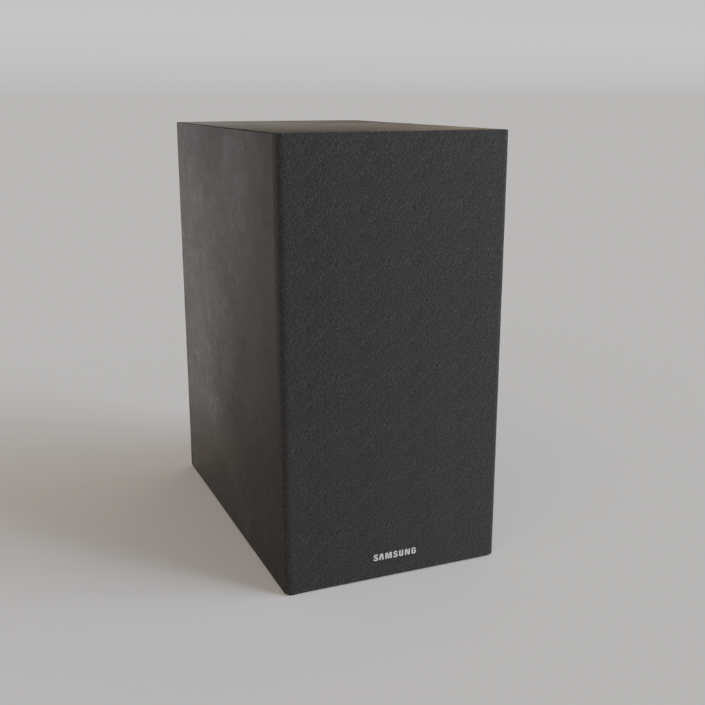 Samsung Sound-Bar Sub Woofer | Audio Devices models | BlenderKit