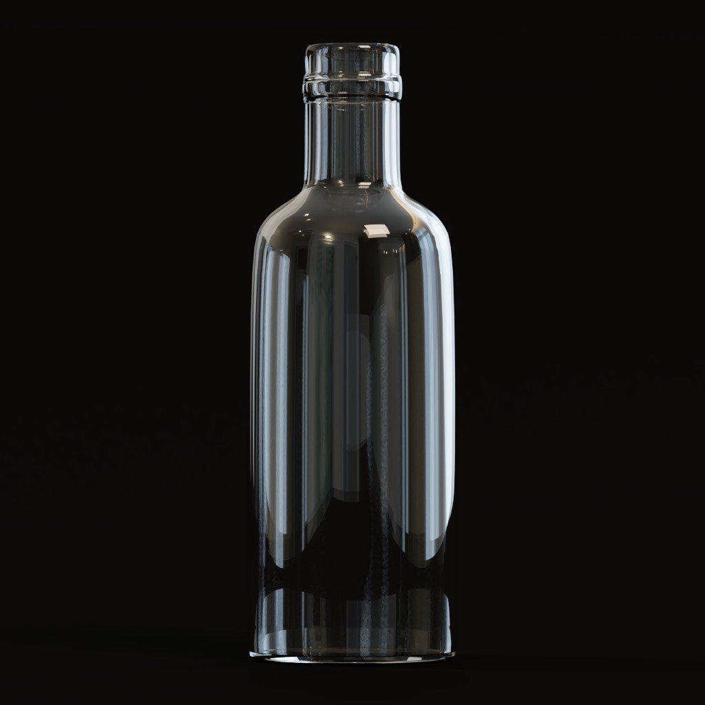 Empty bottle 50 ml | FREE Kitchenware models | BlenderKit
