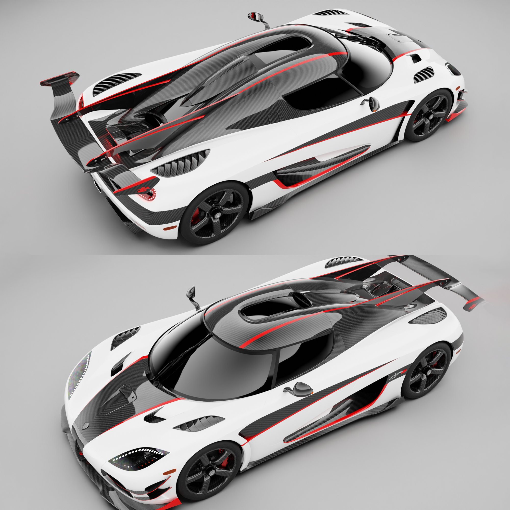 Koenigsegg Agera RS | Luxury Cars models | BlenderKit