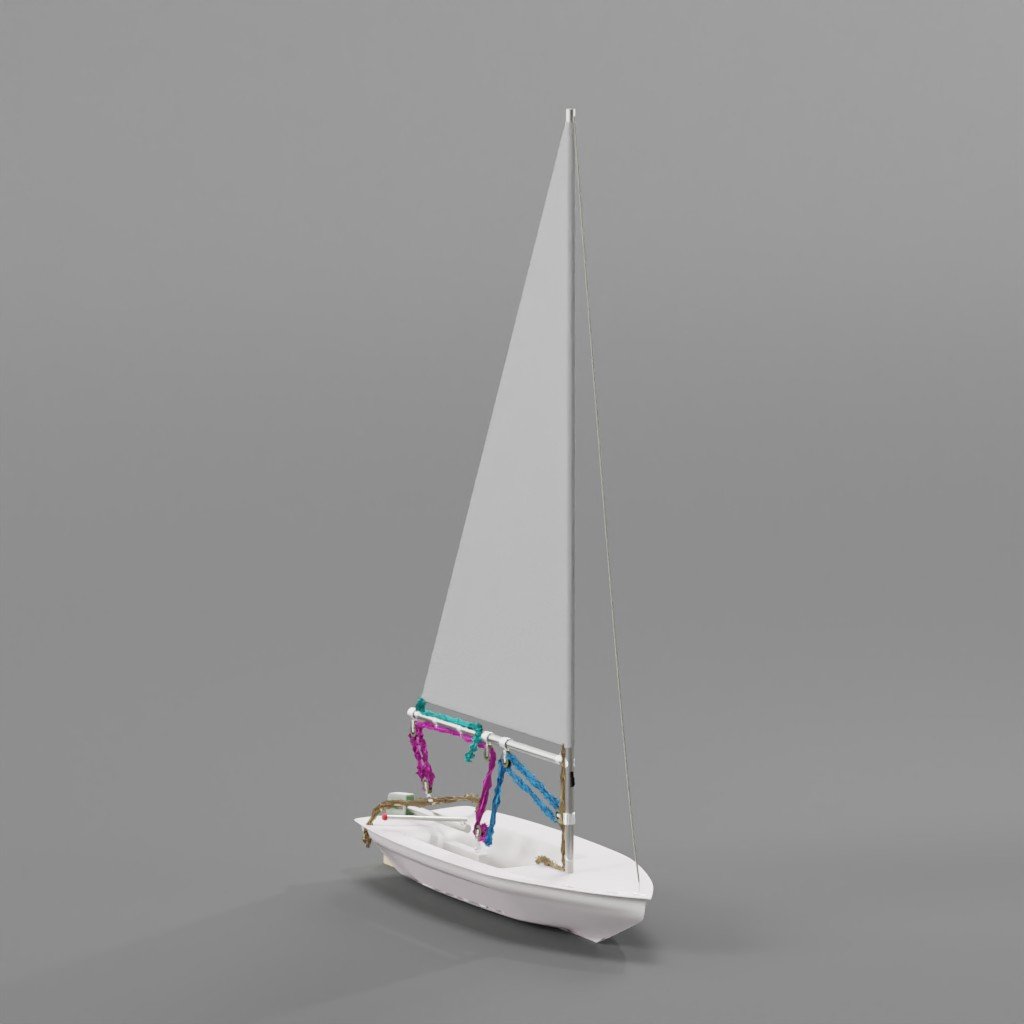 Cat rig yacht | Yachts models | BlenderKit