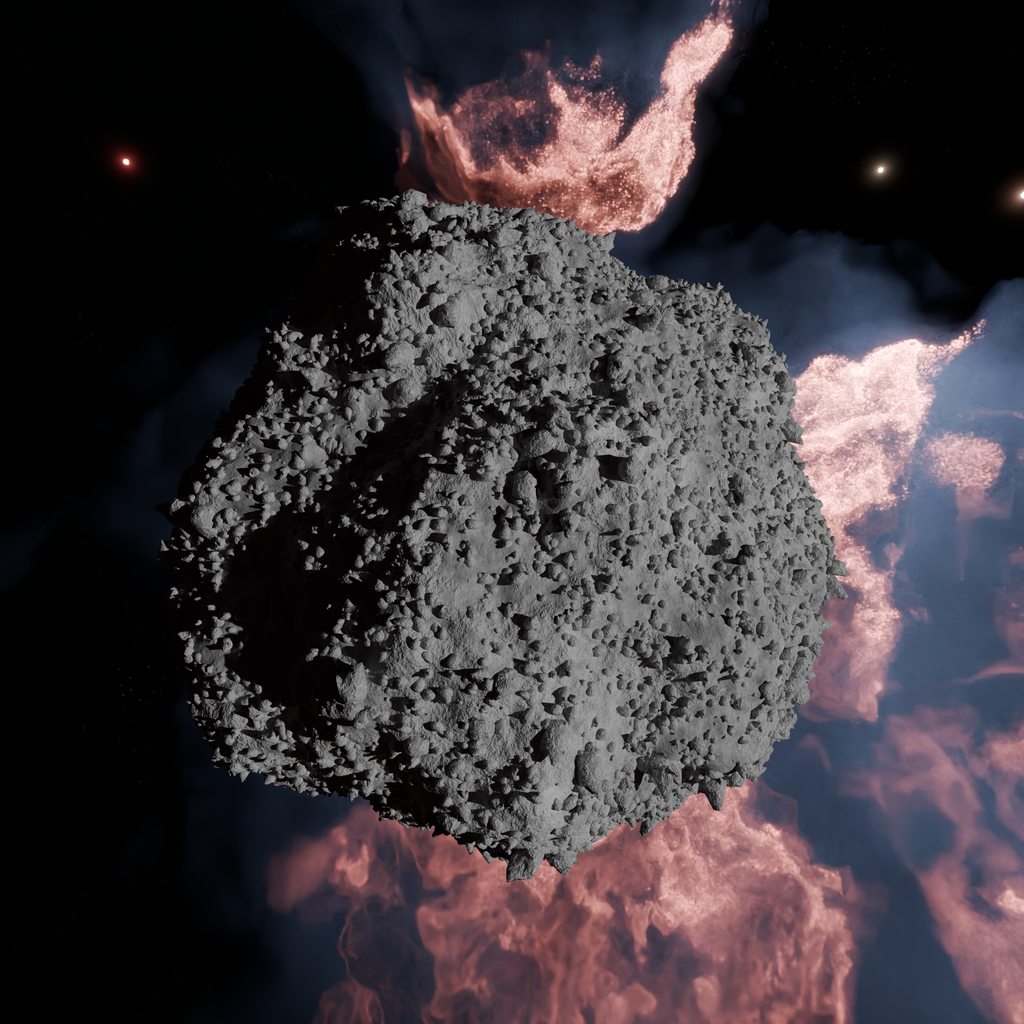 Procedural Asteroid | Miscellaneous models | BlenderKit