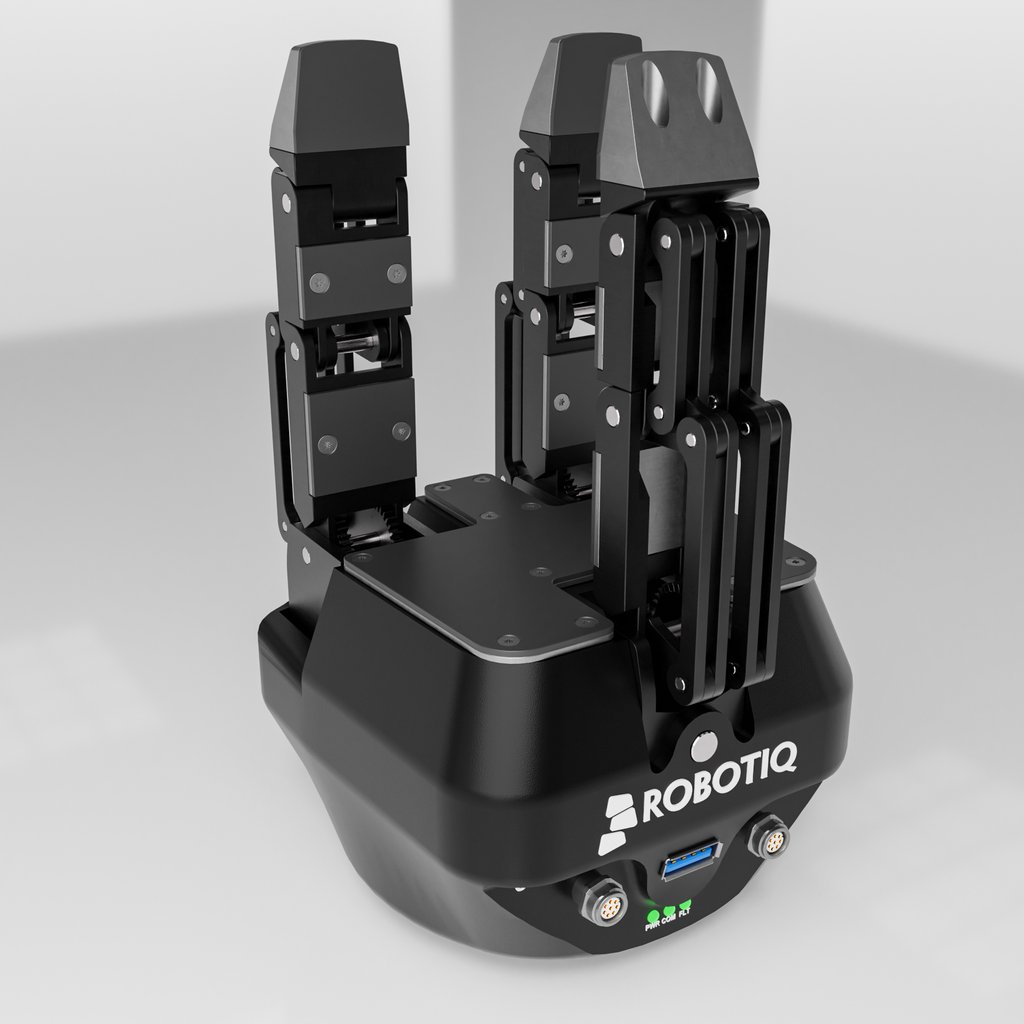 ROBOTIQ Adaptive 3-finger robot gripper | FREE Robotics models | BlenderKit