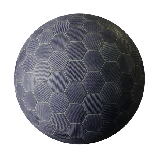 Hexagonal purple tiles | FREE tiles materials | BlenderKit