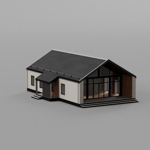 BlenderKit | Download the FREE Modern house model