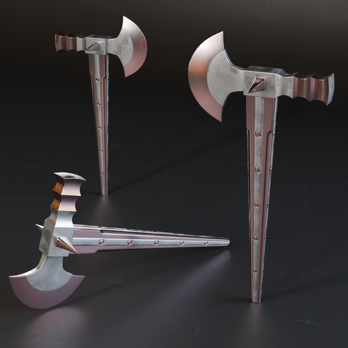 MK BaseMesh mace-32 | Historical Weapons models | BlenderKit