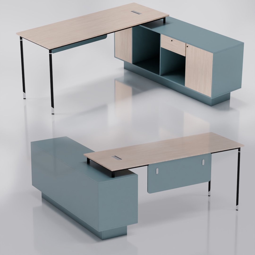 Managerial desk | Desks models | BlenderKit