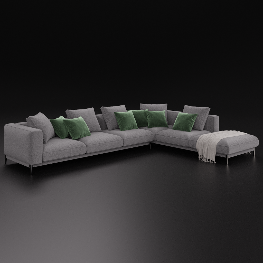 Sofa Romeo | Sofas models | BlenderKit