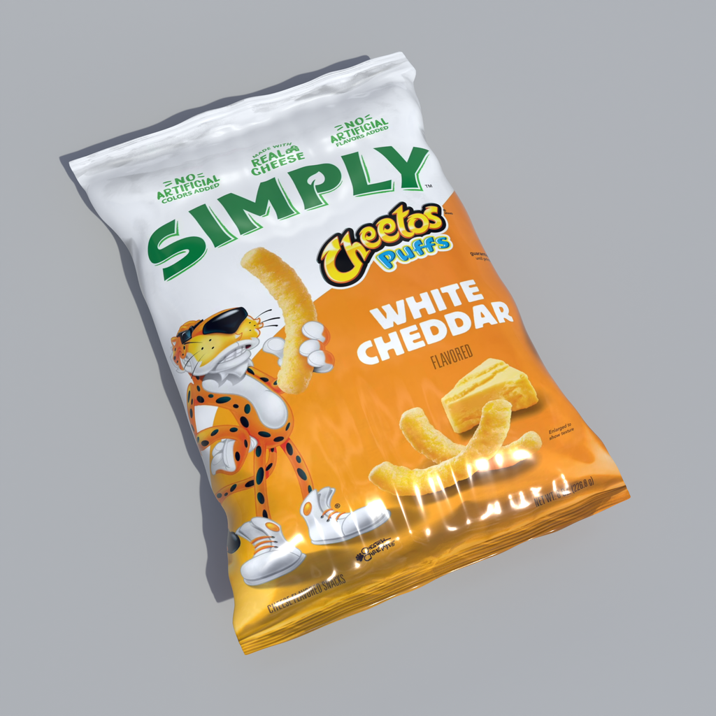 Simply Cheetos Puffs White Cheddar Chips | Food / Drinks models ...