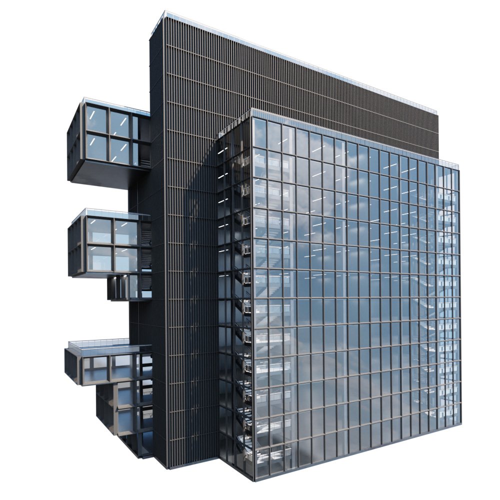 Modern Tower and Skyscraper Building | Commercial Buildings models ...