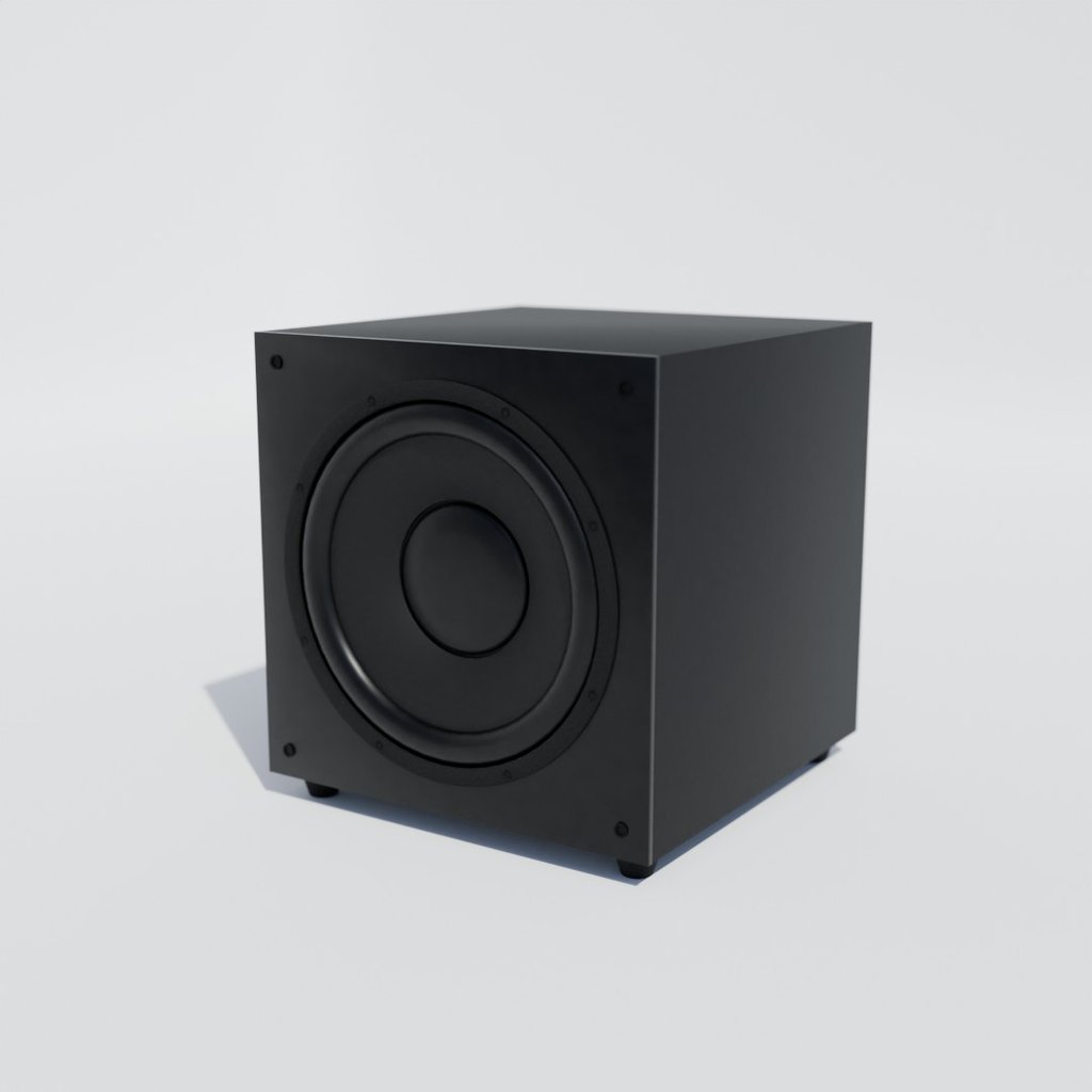 Subwoofer Wilson SUB-12 | FREE Audio Devices models | BlenderKit