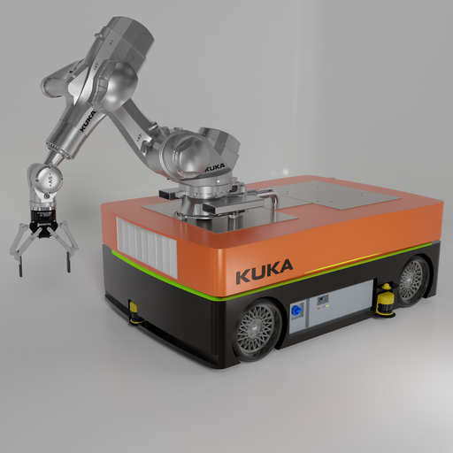 Robot KUKA KMR KR120 nano | FREE Robotics models | BlenderKit