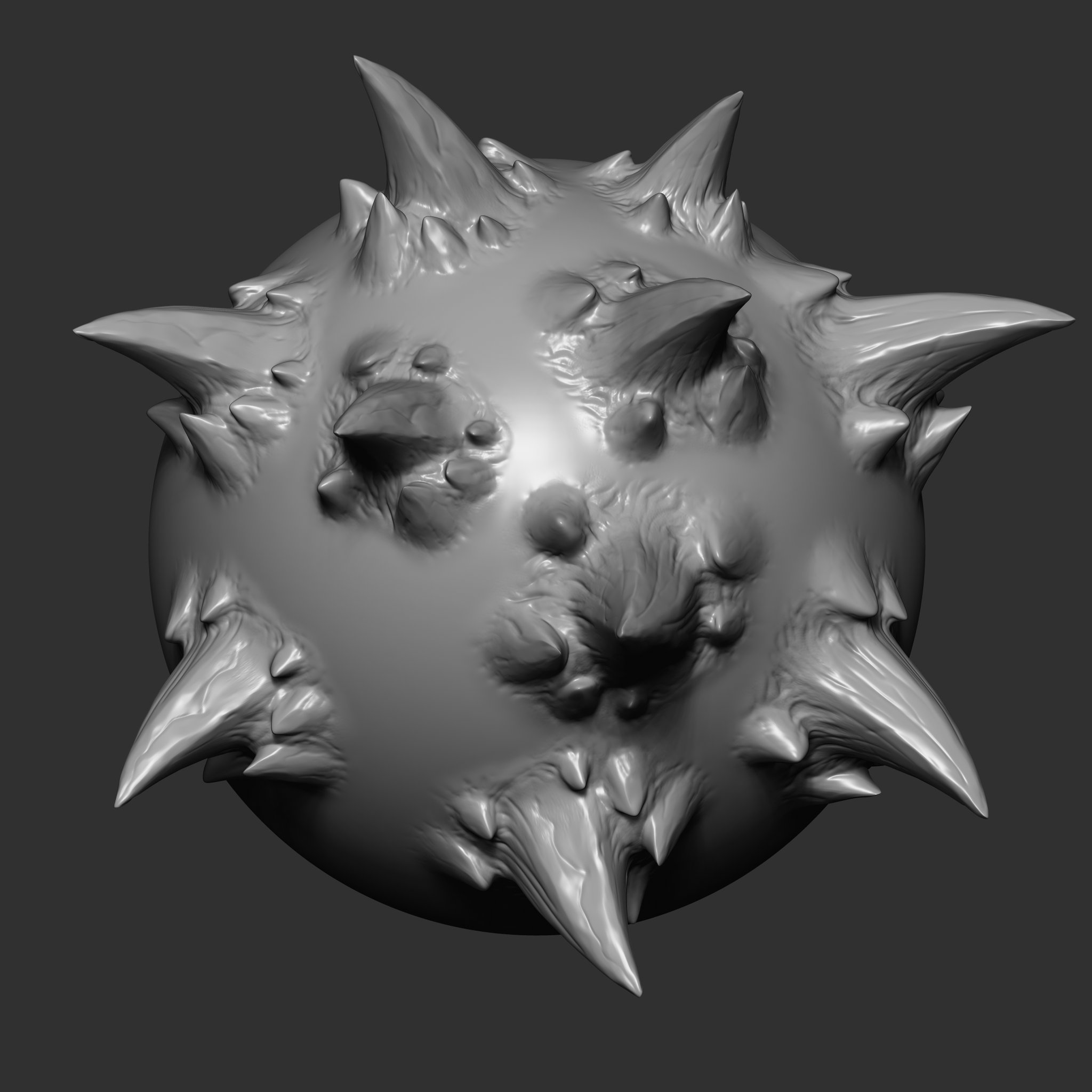 NS Demon multi spikes | Spikes brushes | BlenderKit