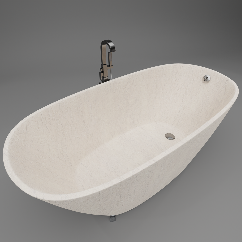 Soaking bathtub modern | Bathhubs models | BlenderKit