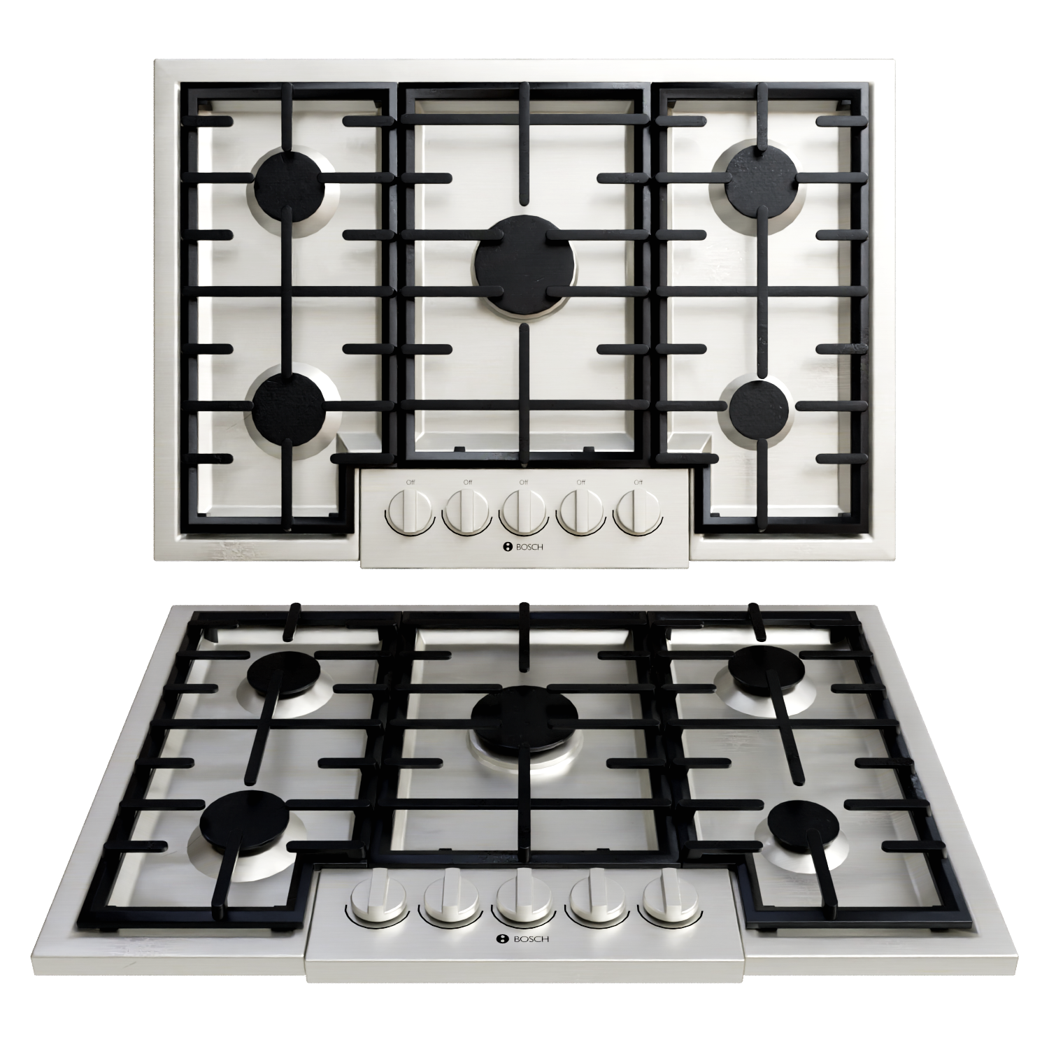 Bosch 30 Gas Cooktop | FREE Kitchen Appliances models | BlenderKit
