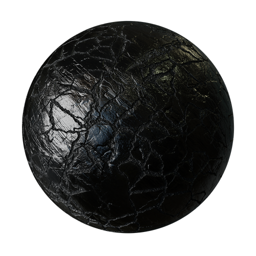 Wet Cracked Asphalt | FREE rock materials | BlenderKit