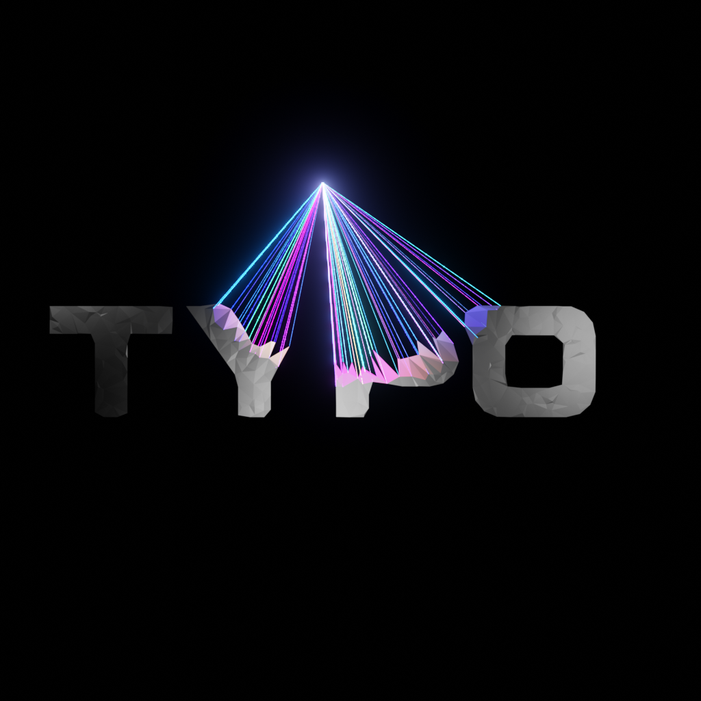 Scan Text Effect | Typography scenes | BlenderKit