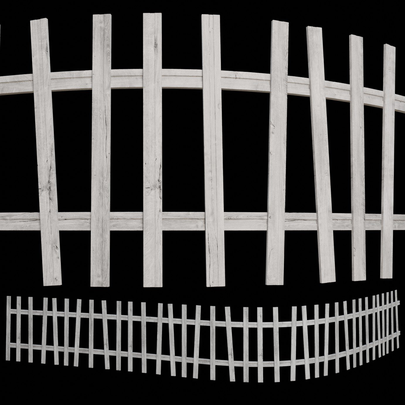 Wood Fence | Fences models | BlenderKit